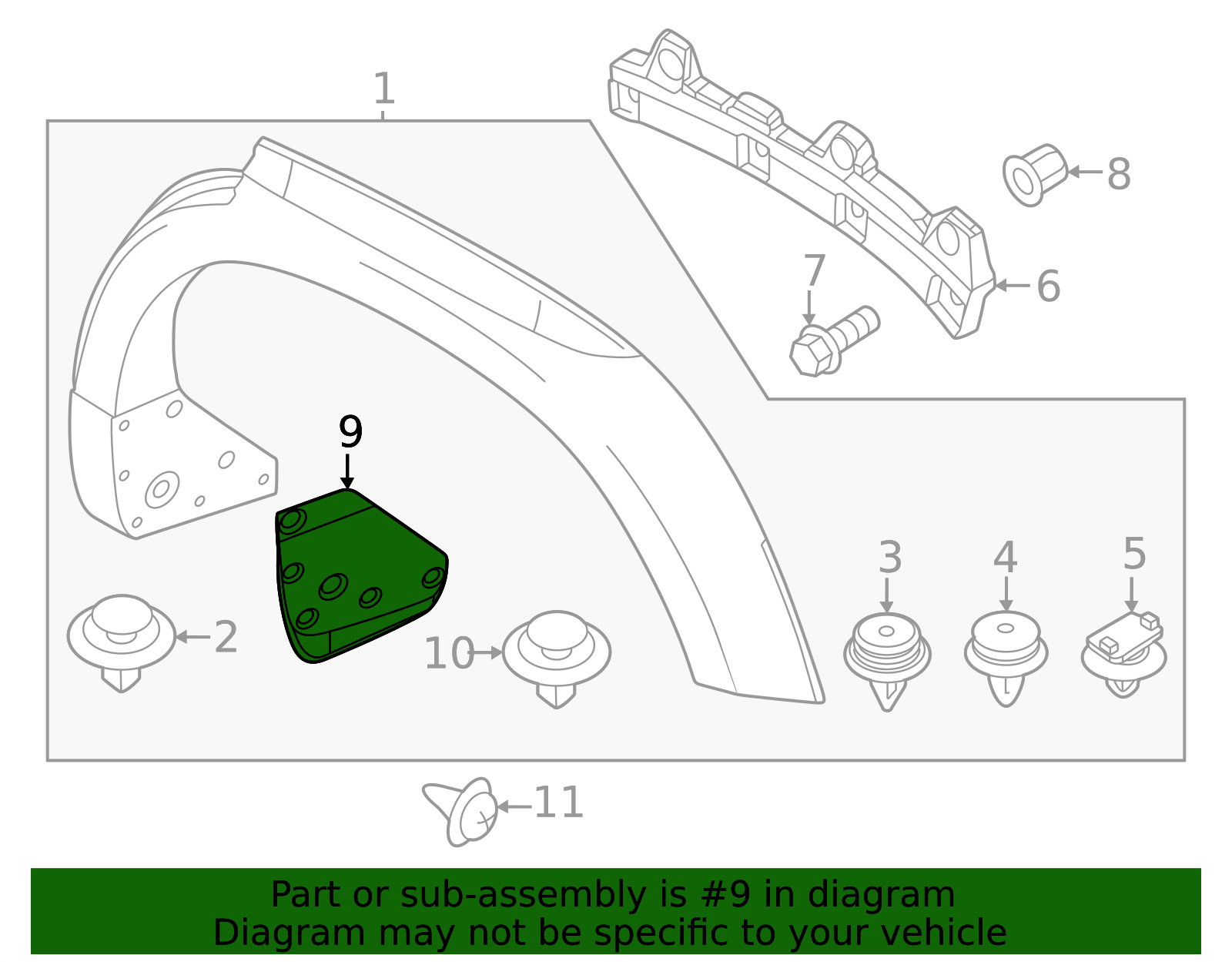 VC85-51-PV1 - Mud Shield 2024-2025 Mazda CX-50 | MazdaParts.US Store