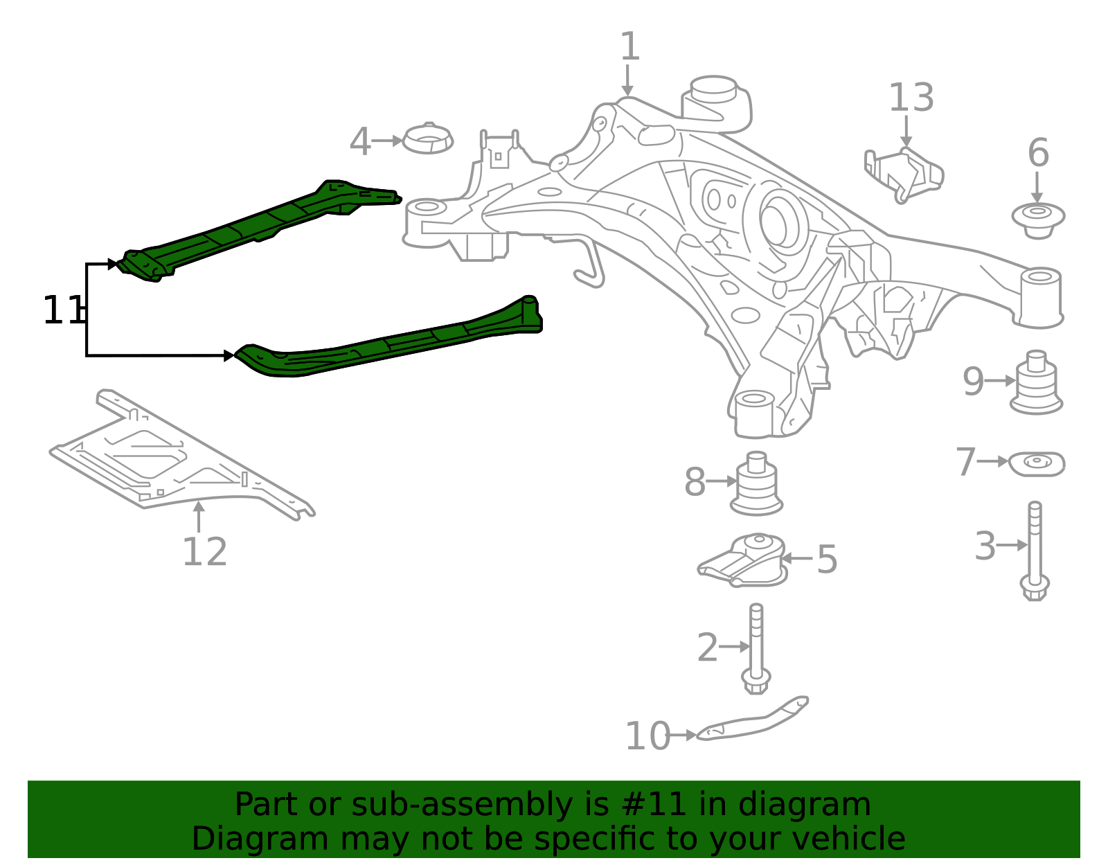 52206-30070 - Mount Brace - 2013-2020 Lexus | My L Parts