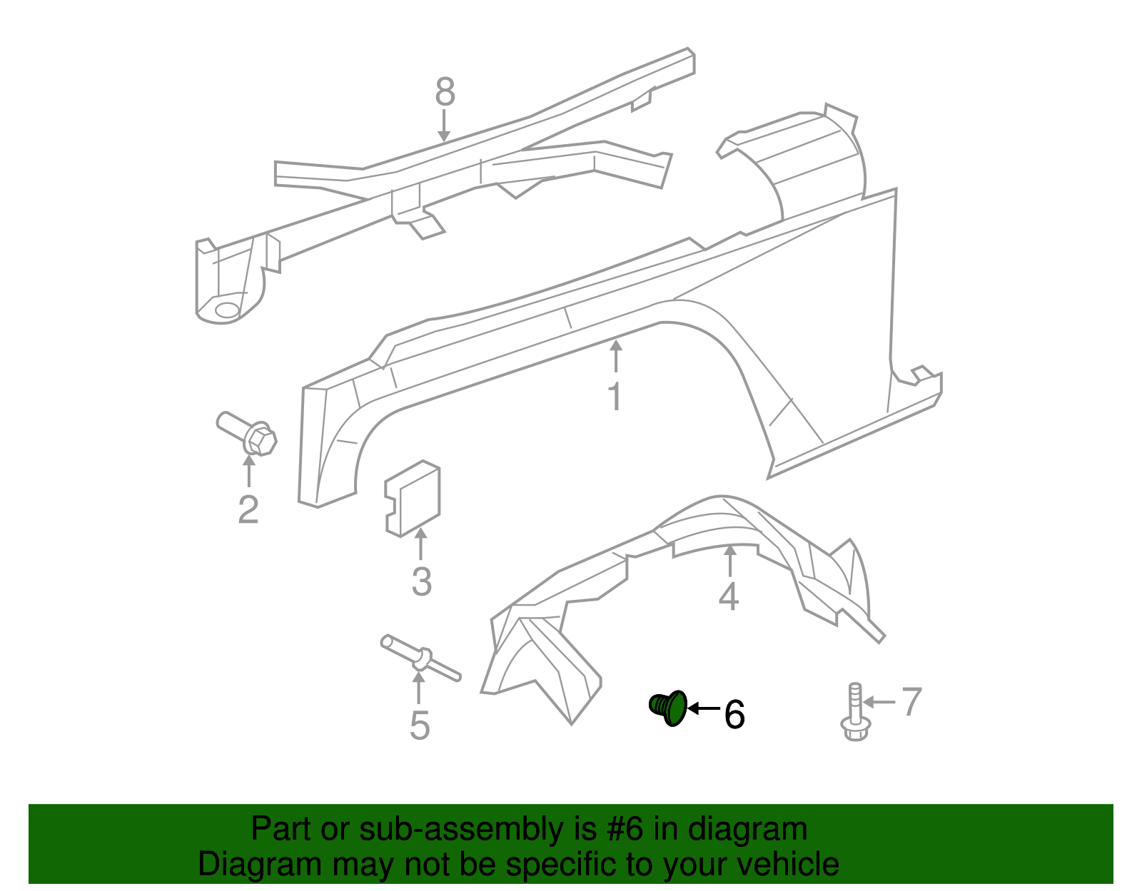 2007-2018 Jeep Nut 6510358AA | Mopar Parts Canada