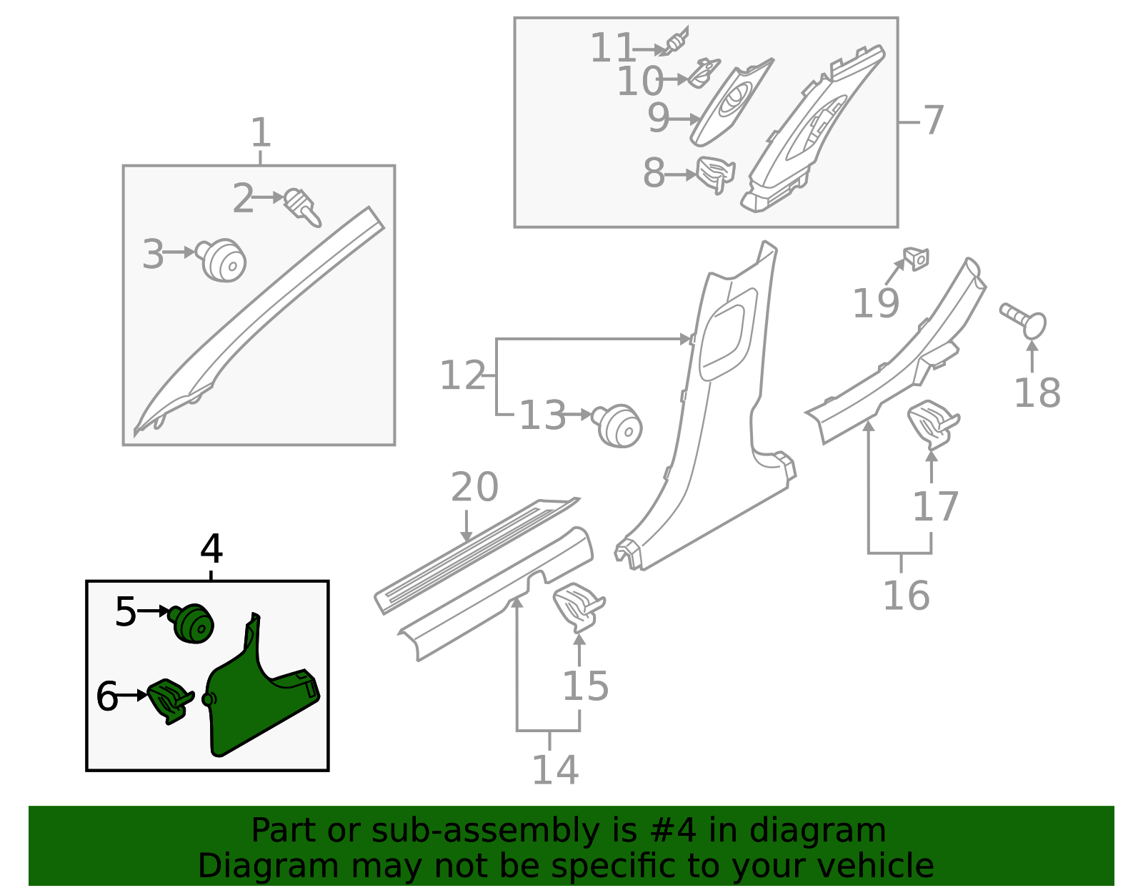 2020-2025 Hyundai Sonata Cowl Trim 85823-L1000-NNB | MotorMotor