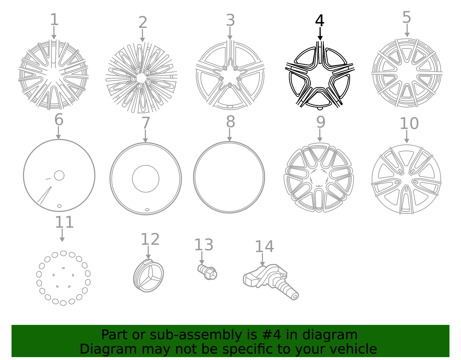 177-401-15-00-7X44 - Wheel AMG 5-Twin-Spoke 45.7 Cm (18 Inch) 2019-2023 ...