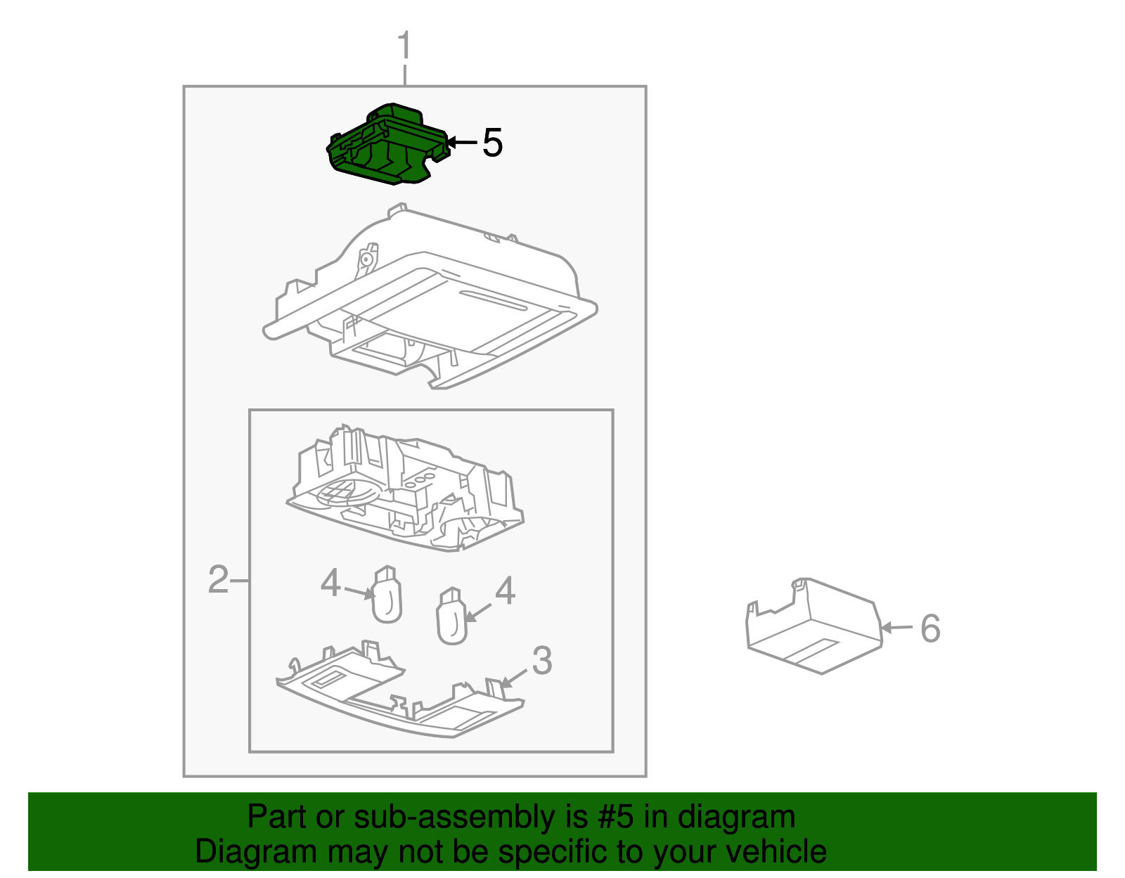 2013-2016 Lincoln MKS Motorcraft™ Sunroof Switch SW-6905 | Awesome ...
