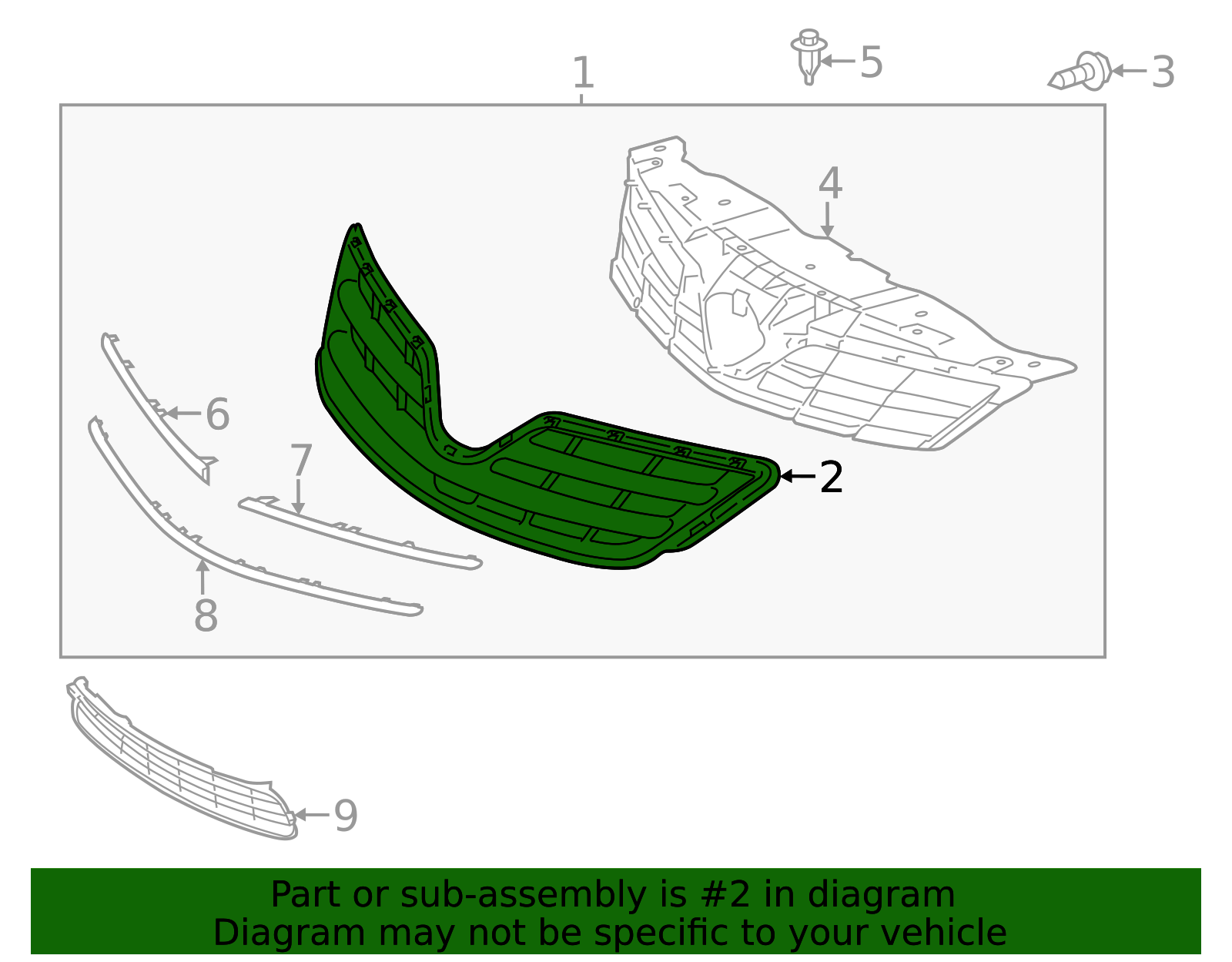 2013 Toyota Corolla 2013 Toyota Corolla - Grille 53111-02820-D0 ...