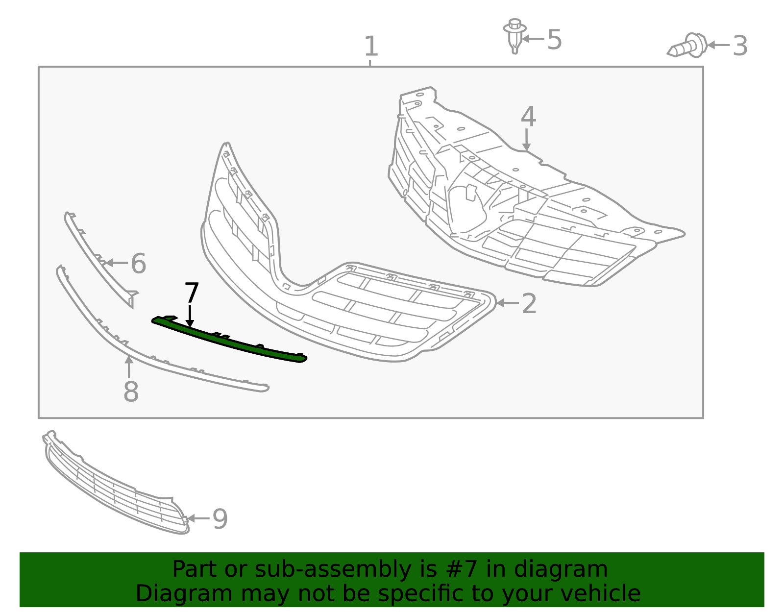 Grille Molding - Sleek OEM Front End Finish | AutoNation Parts