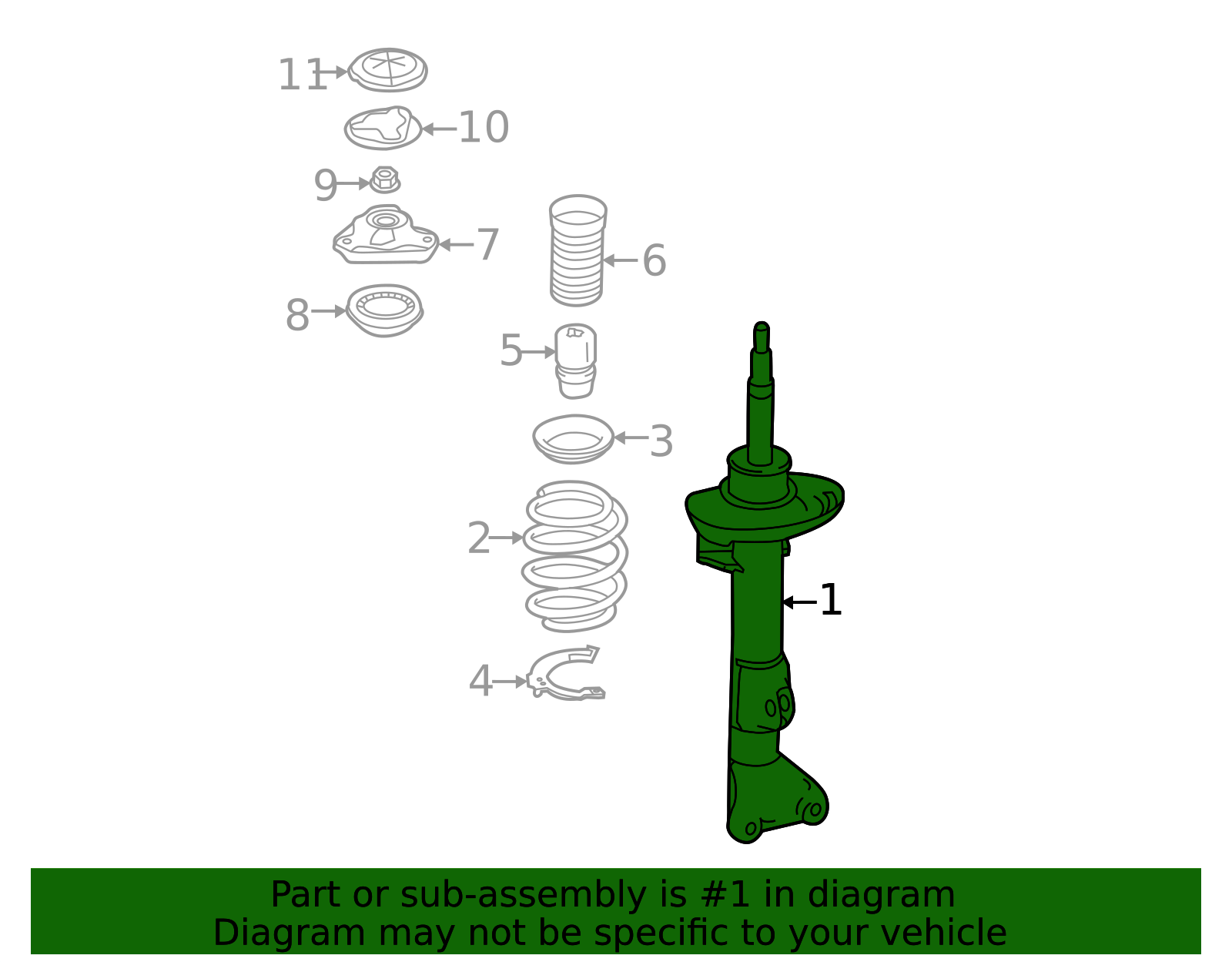 218-323-01-00-64 - High-Quality Suspension Strut for 2012-2018 Mercedes ...