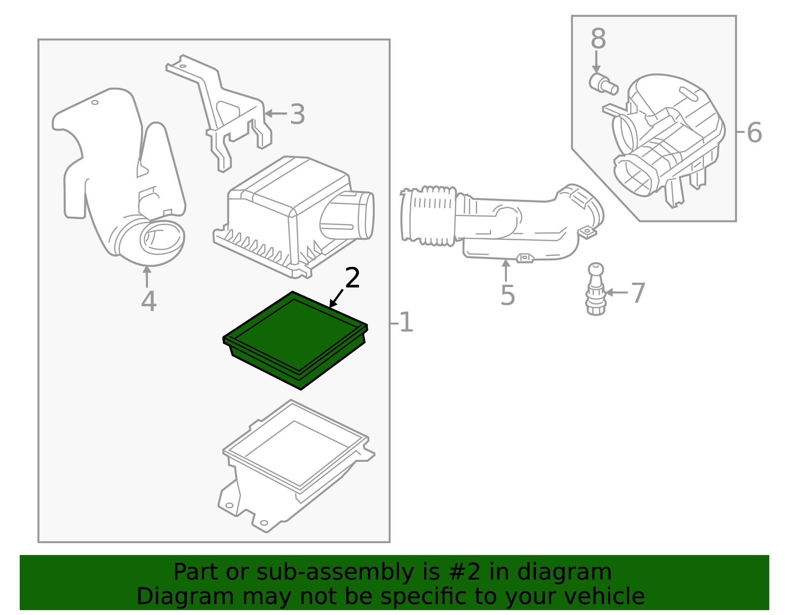 2011-2019 Mopar Air Filter 68081249AD | Mopar Parts Canada