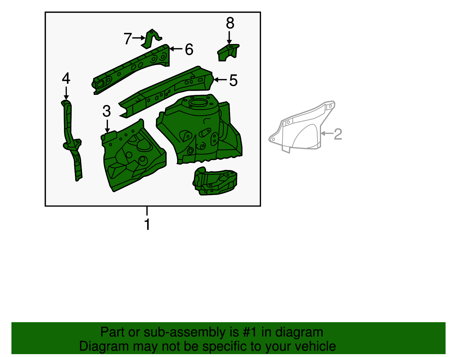 2016-2018 Lexus Apron Assembly 53702-06230 | OEM Parts Online