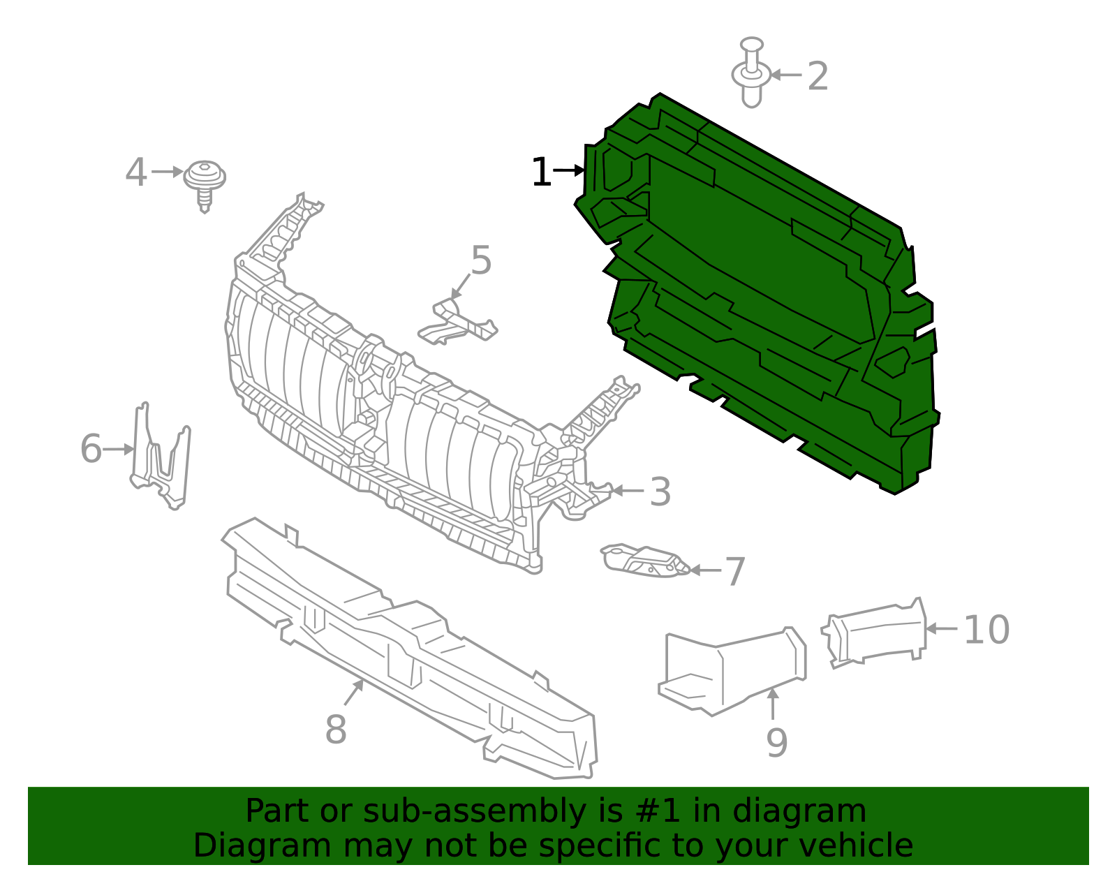 Genuine Air Duct for 2021-2024 BMW | OEM Part# 51-74-5-A32-054 | BMW ...