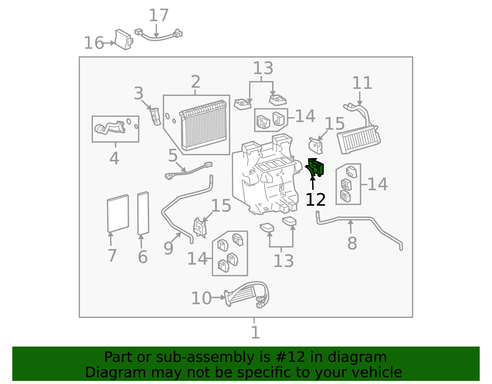 87106-50400 - High-Quality HVAC Air Inlet Door Actuator for 2007-2012 ...