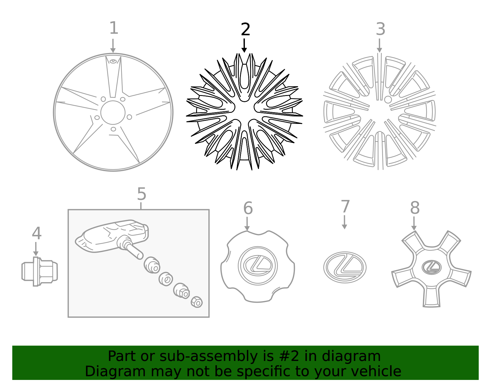 Wheel, Alloy 42611-60D01 | OEM Parts Online
