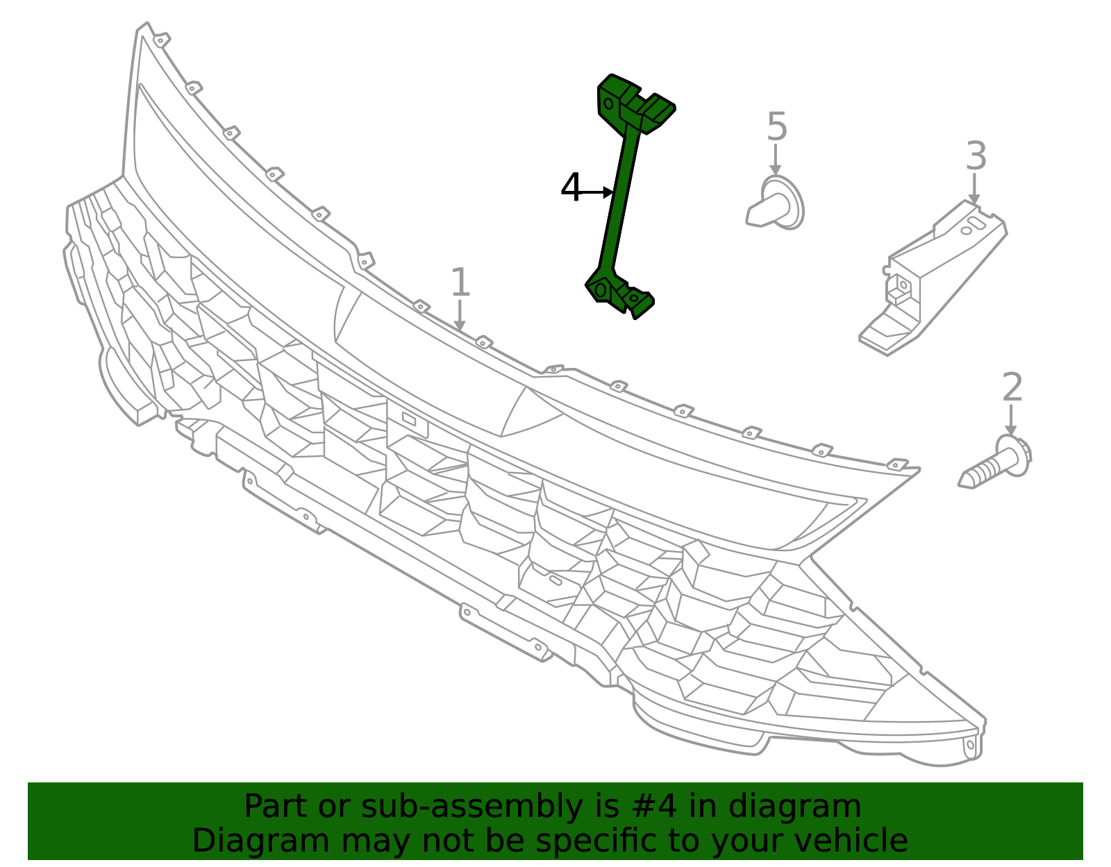 86556-P1000 - Inner Reinforced 2023-2025 Kia Sportage | Kia.Parts Store