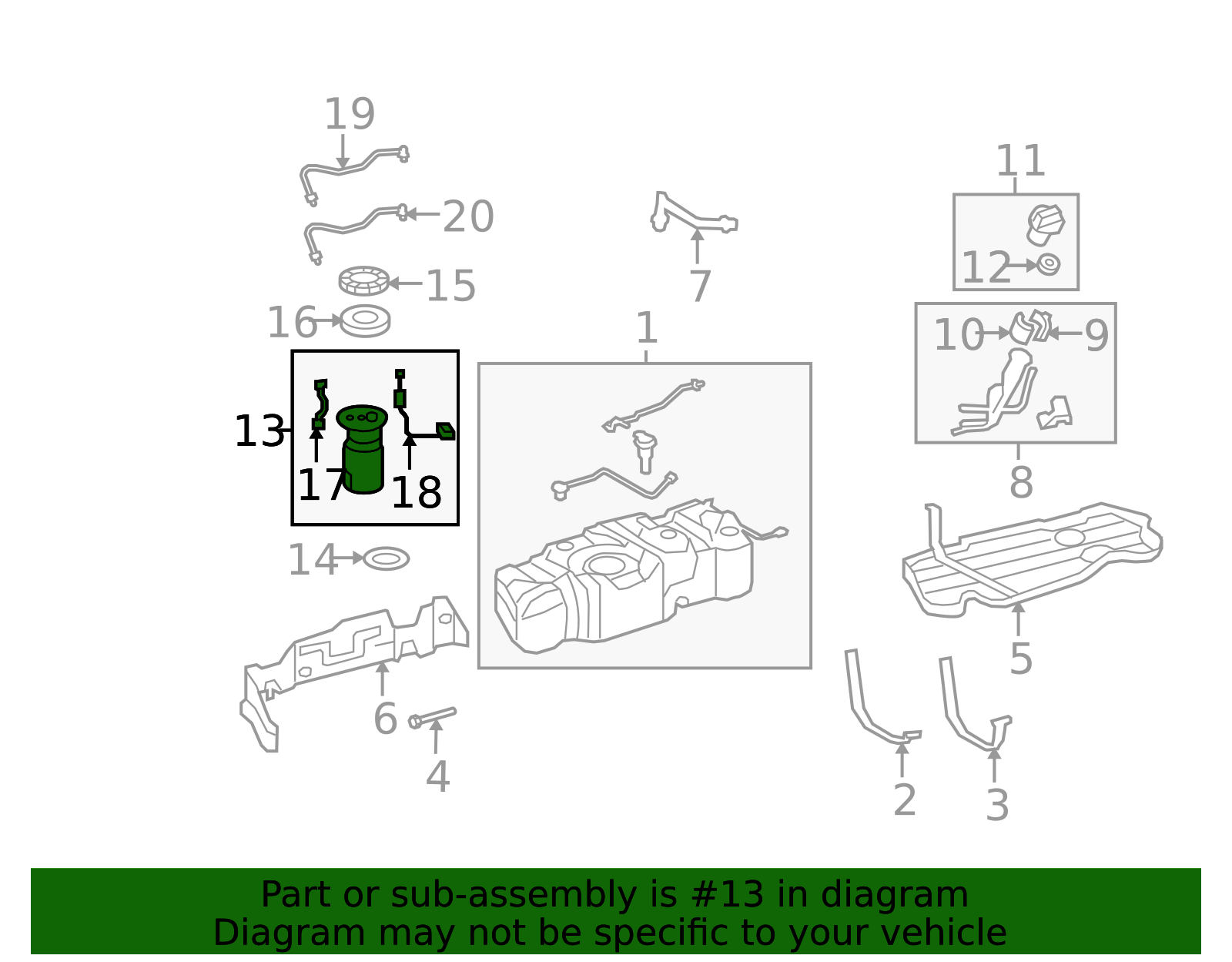 77020-0C072 - Fuel Pump Assembly 2007-2014 Toyota | Norm Reeves Toyota ...