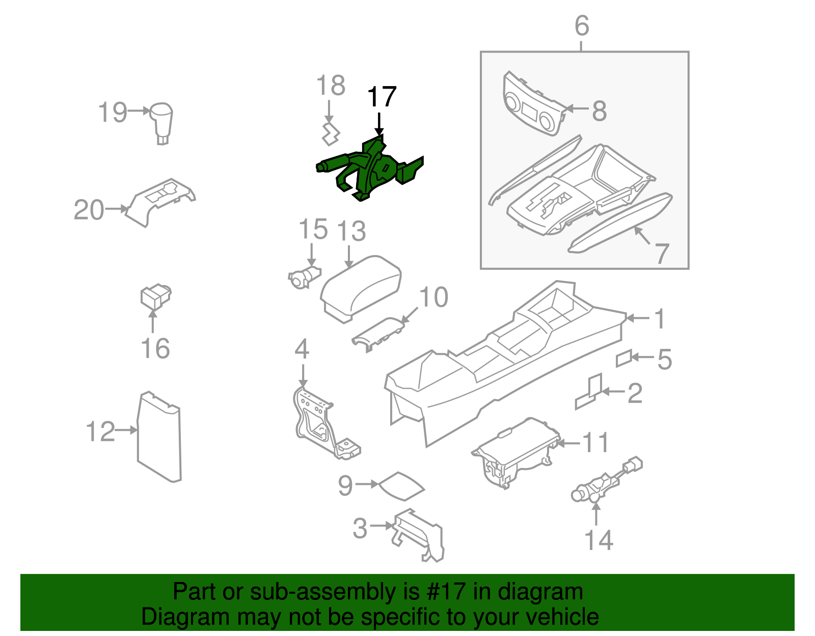 Hyundai - 59710-2H050-9P - Parking Brake Control - 2009-2010 Hyundai ...
