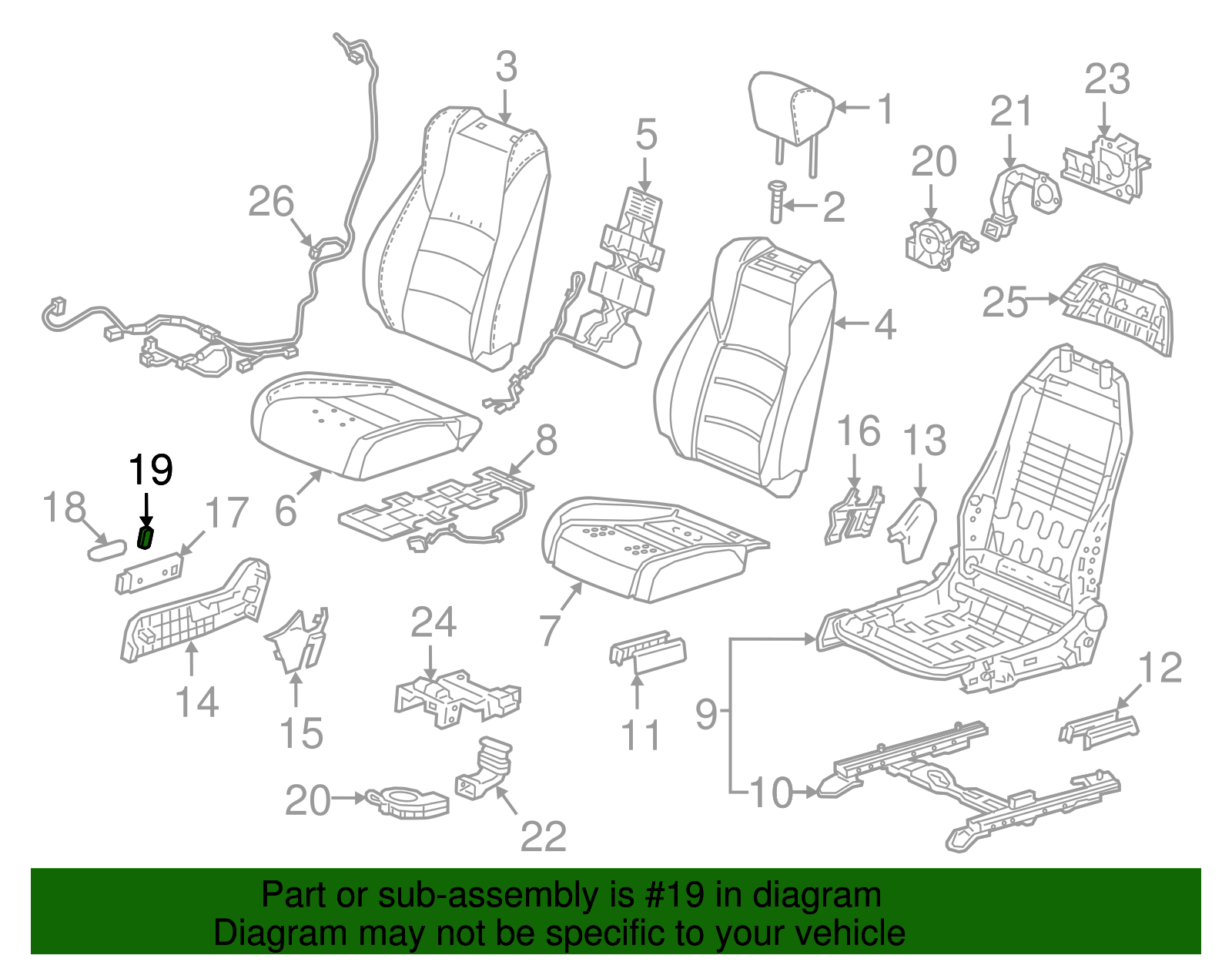 81652-TLA-A01ZA - Recline Knob 2017-2025 Honda | Honda Parts Online