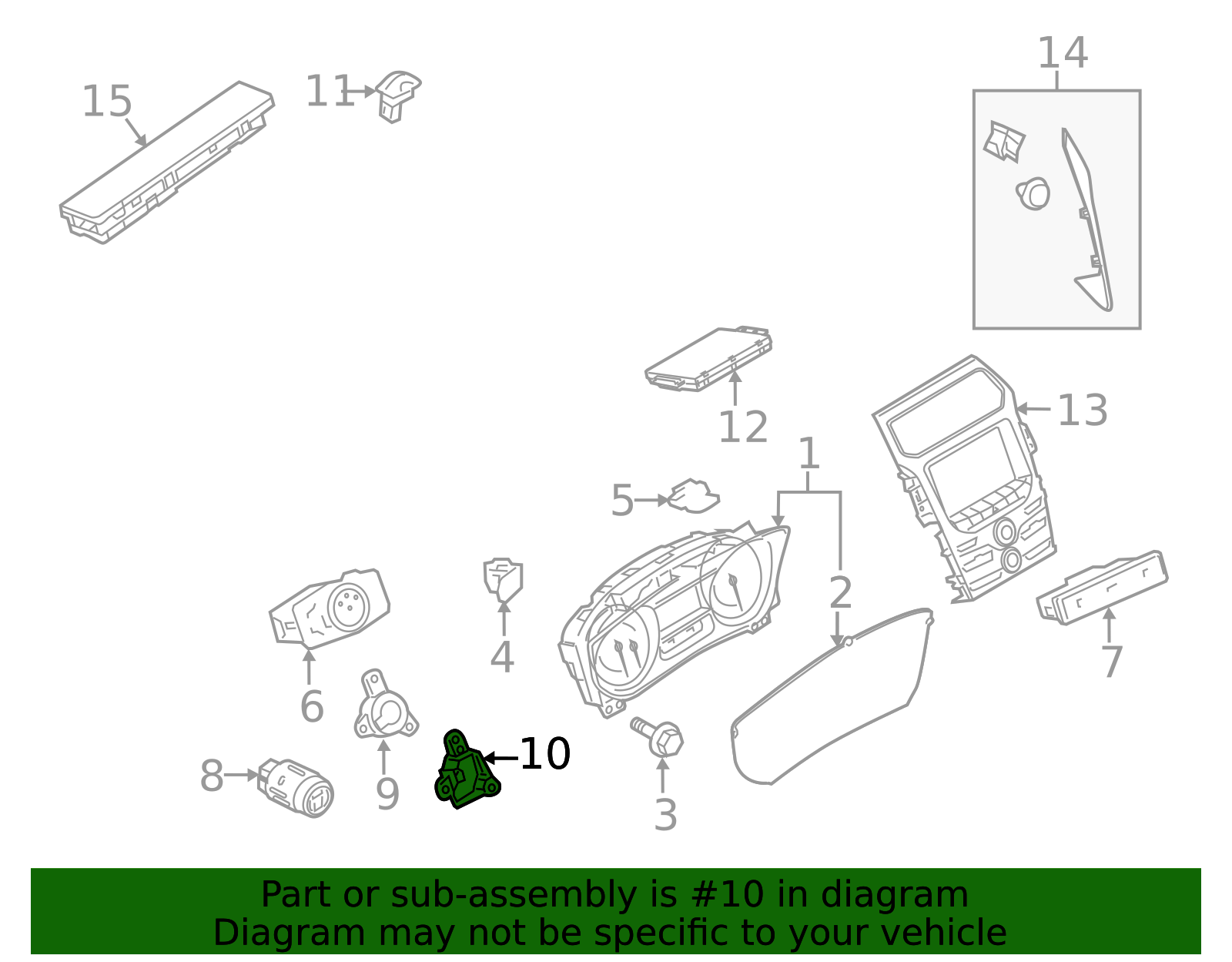 2011-2015 Ford | Ignition Starter Switch Bracket | BB5Z-11A153-A ...