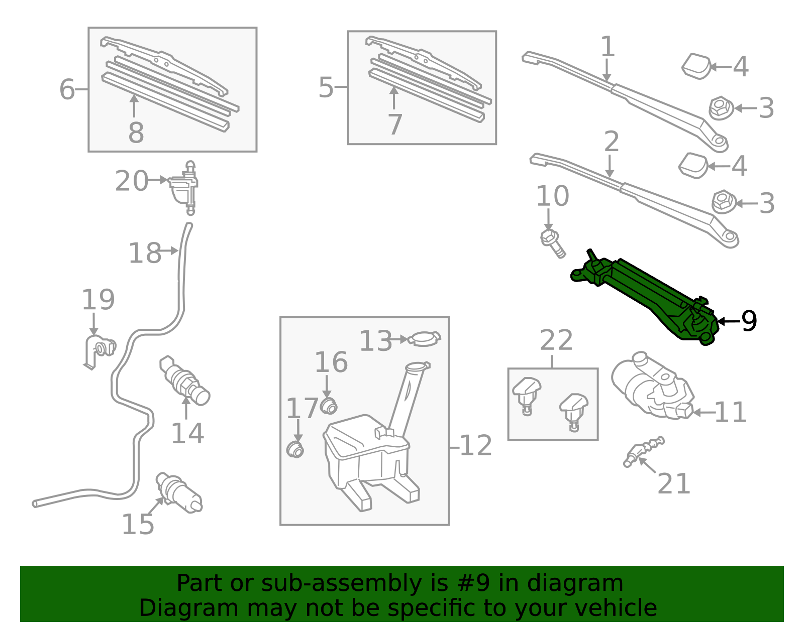2007-2012 Toyota Yaris Linkage Assembly 85150-52320 | MotorMotor