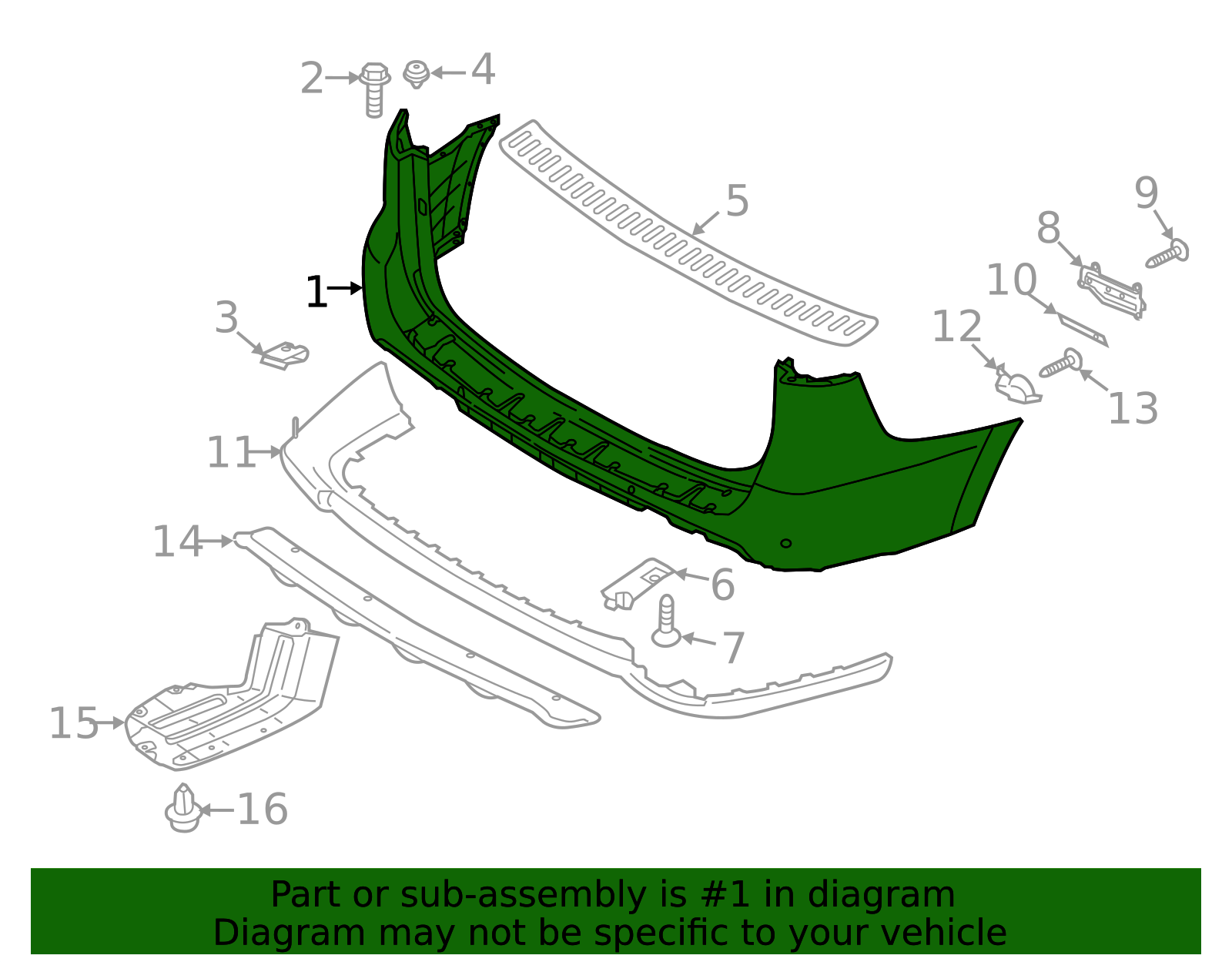 86610-A9AB0 - Bumper Cover 2019-2021 Kia Sedona | Kia.Parts Store