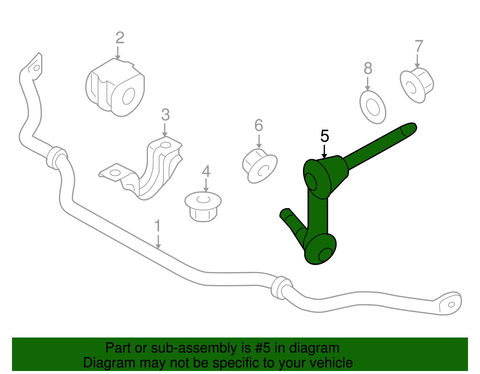 2009-2025 Nissan Stabilizer Link 54668-JK05B | Team Nissan Inc.