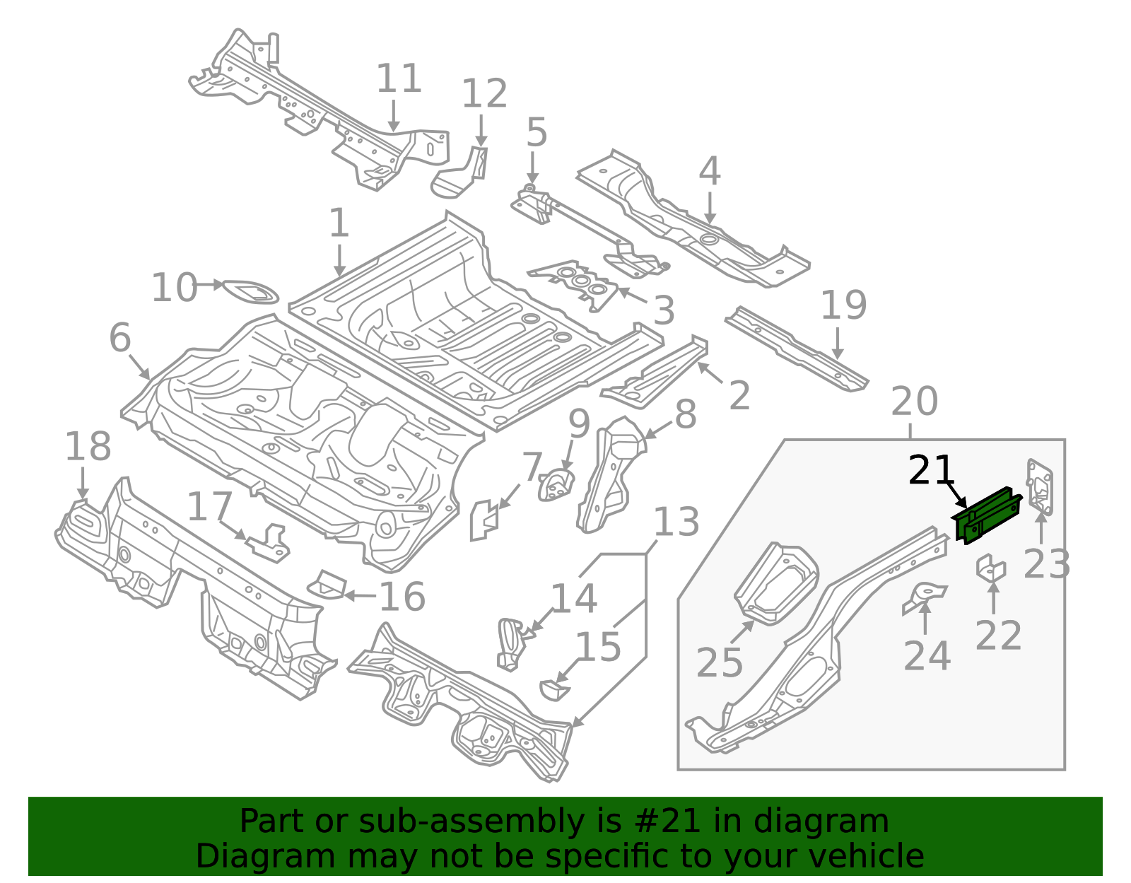 5Q0-803-511-B - High-Quality Rail Extension for 2015-2019 Audi ...