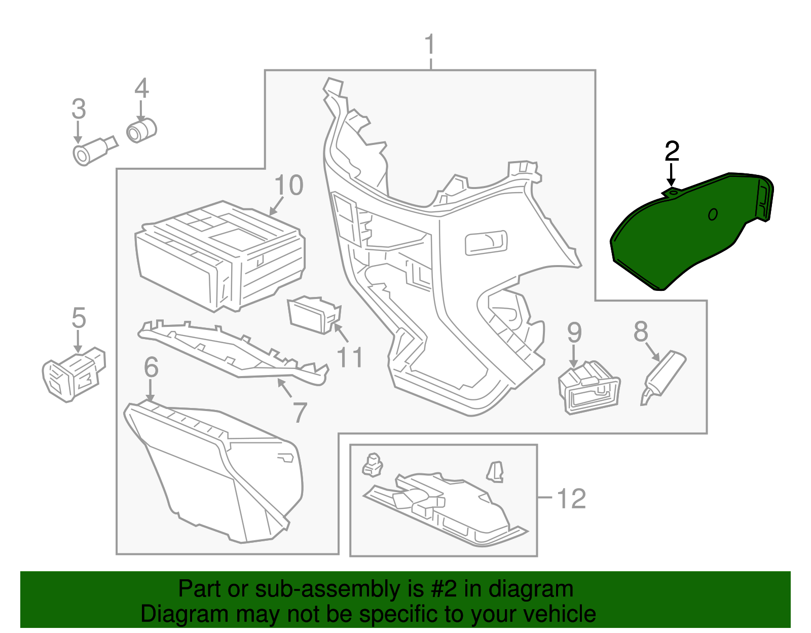 77348-TK8-A01ZA - Side Panel 2011-2017 Honda Odyssey | Honda Parts Online