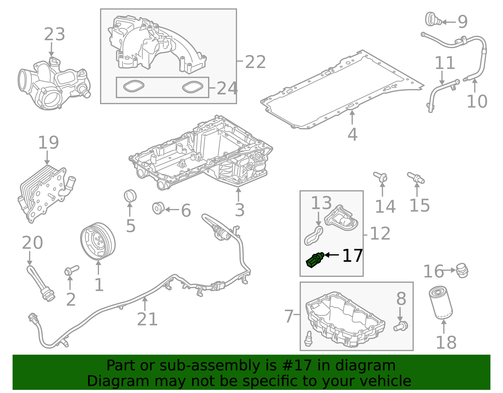 KR3Z-9D290-B - Oil Pressure Sending Unit 2020-2025 Ford | Ford Parts Direct