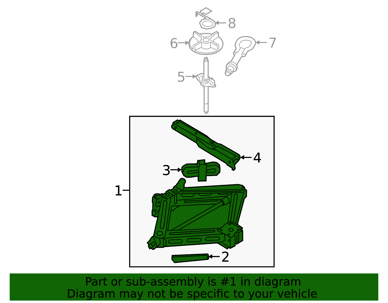2020-2025 Ford Jack Assembly lj6z17080k | TascaParts.com