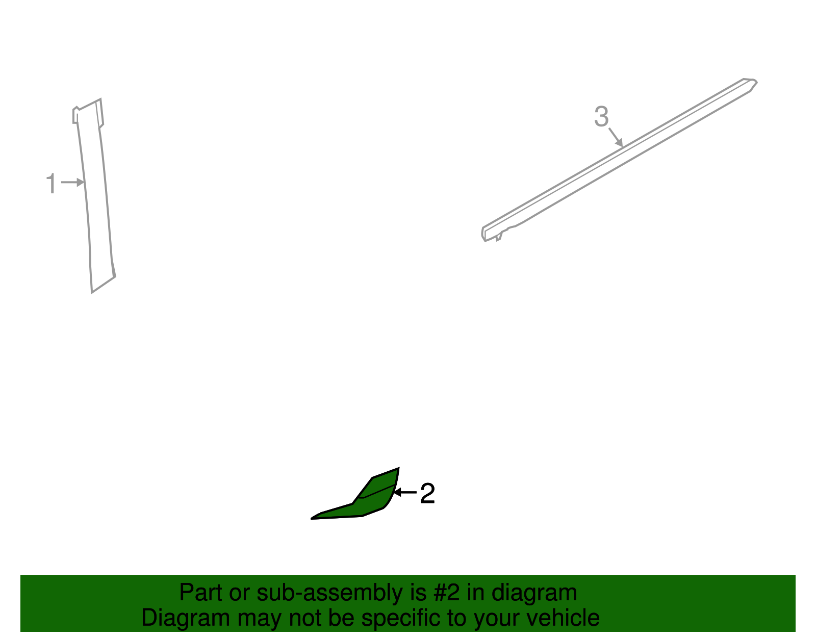 75890-T7A-003 - 2016-2022 Honda HR-V - Tape R Rear Door Protection ...