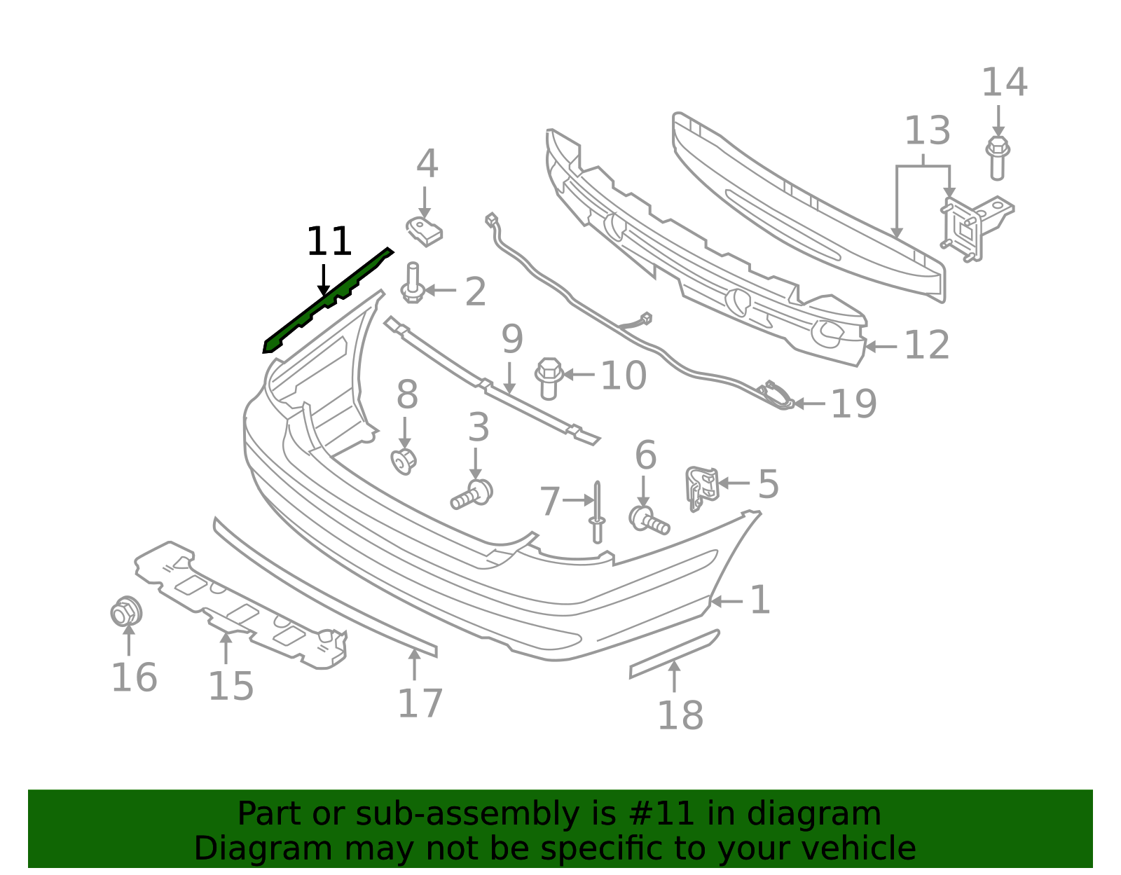 86613-3F500 - Side Mount Bracket 2007-2009 Kia Amanti | Kia.Parts Store