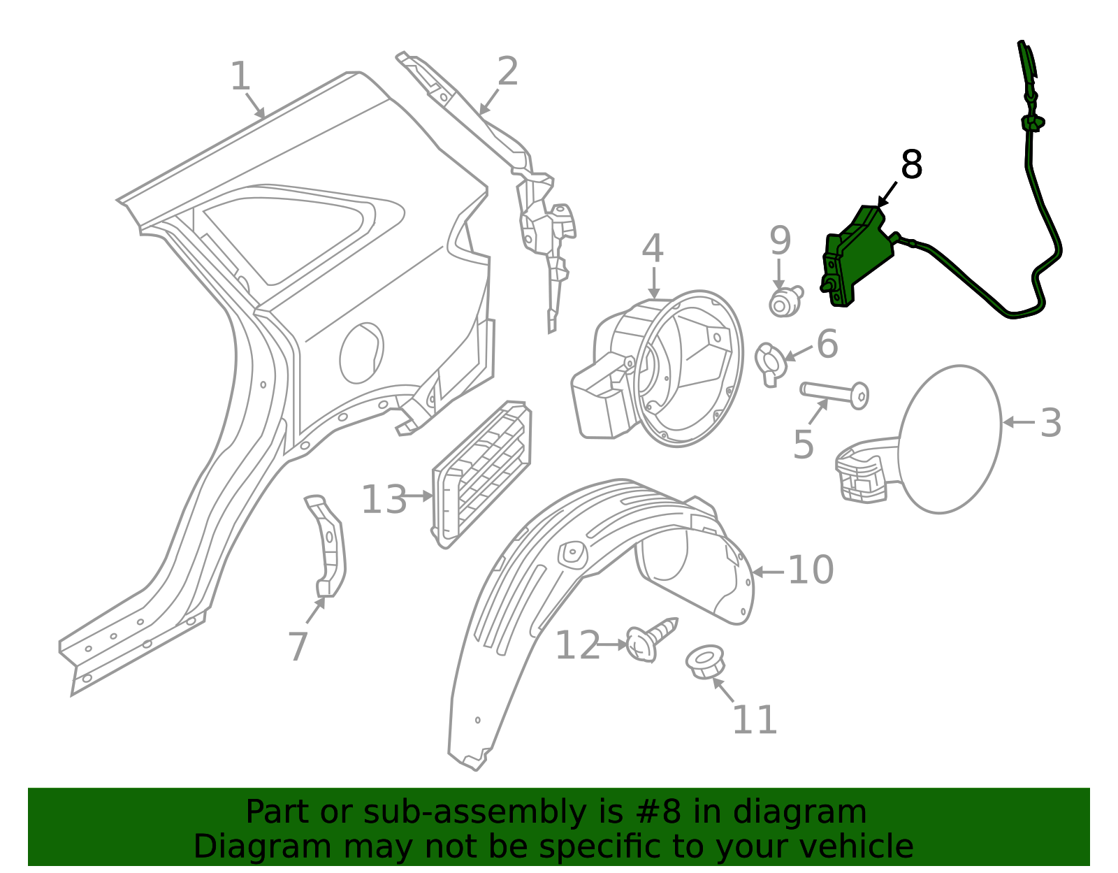 81590-C6000 - Opener Assembly 2016-2020 Kia Sorento | Kia.Parts Store