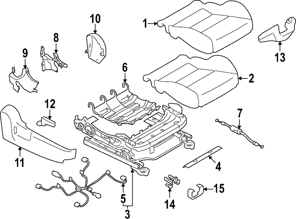 SU003-08605 - Air Bag Seat Sensor Mat - 2022-2025 Toyota GR86 | OEM ...