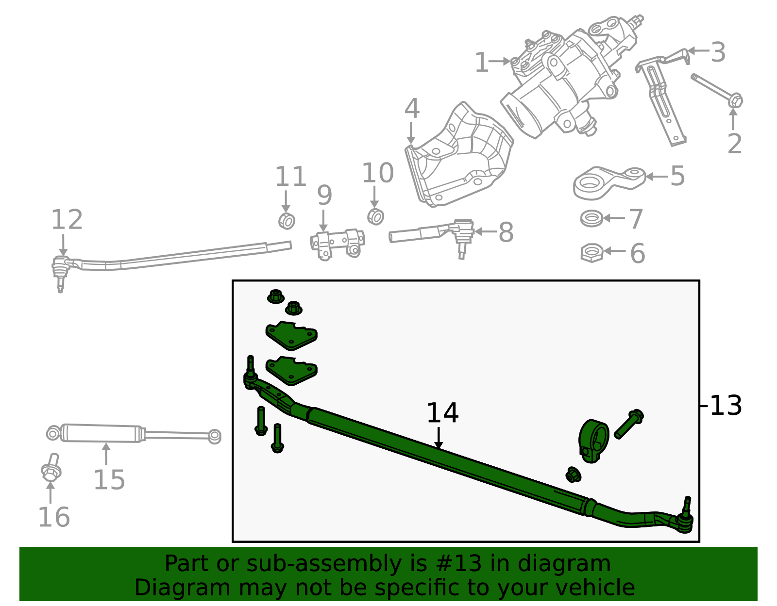 Steering Tie Rod Assembly 68369918AE | Mopar Parts Canada