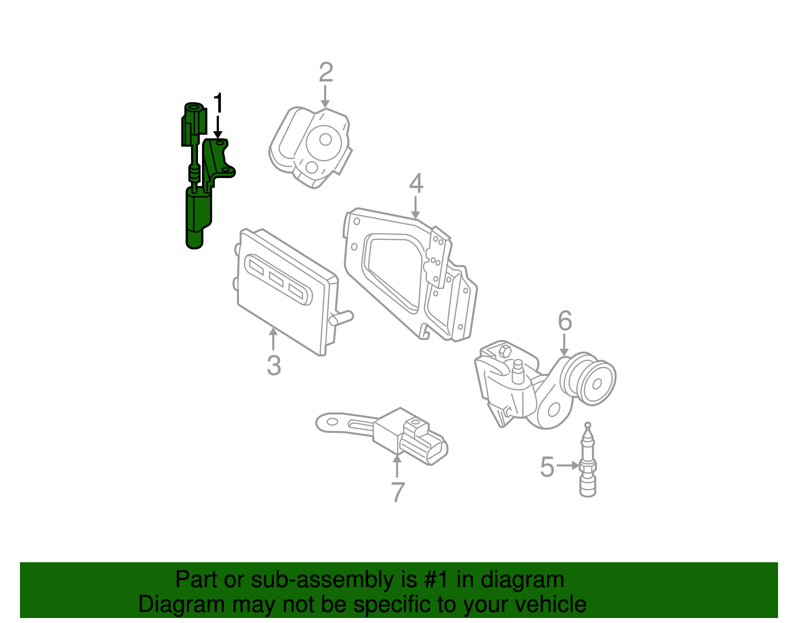 1999-2013 Mopar Engine Crankshaft Position Sensor 56028666AB | Mopar ...