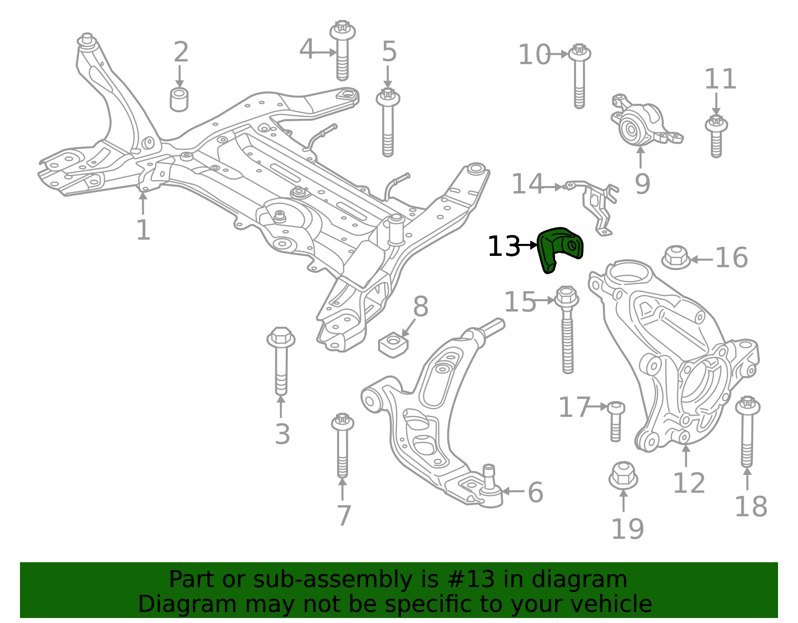 31-31-5-A2F-CD2 - High-Quality Knuckle Bracket for 2025 Mini Countryman ...