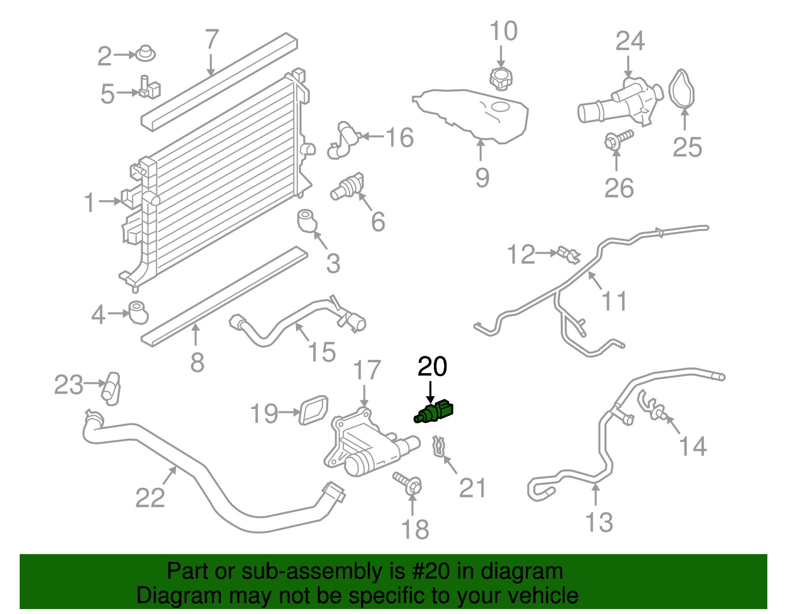 2016-2018 Ford Focus Temp Sensor FB5Z-12A648-A | Ford OEM Parts Outlet