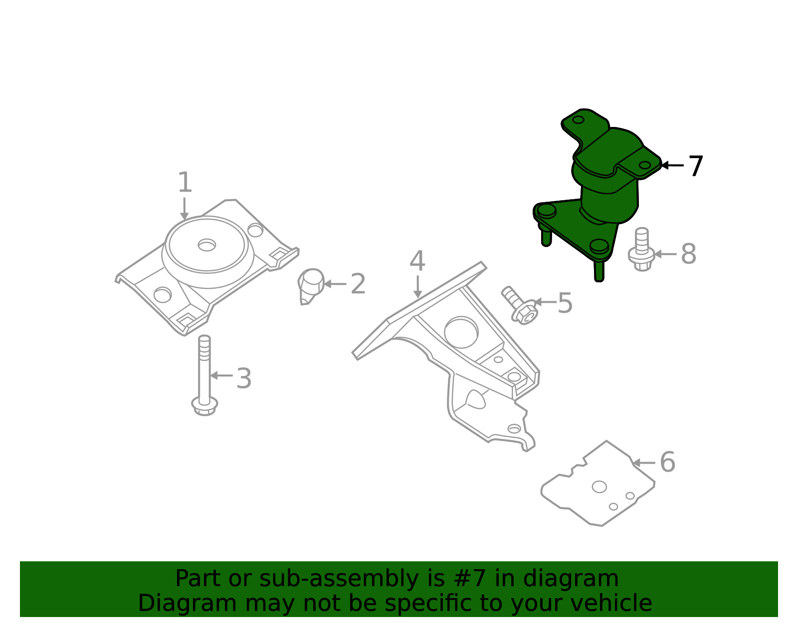 11320-EZ40B - Rear Mount - 2016-2021 Nissan | Nissan OEM Parts Direct