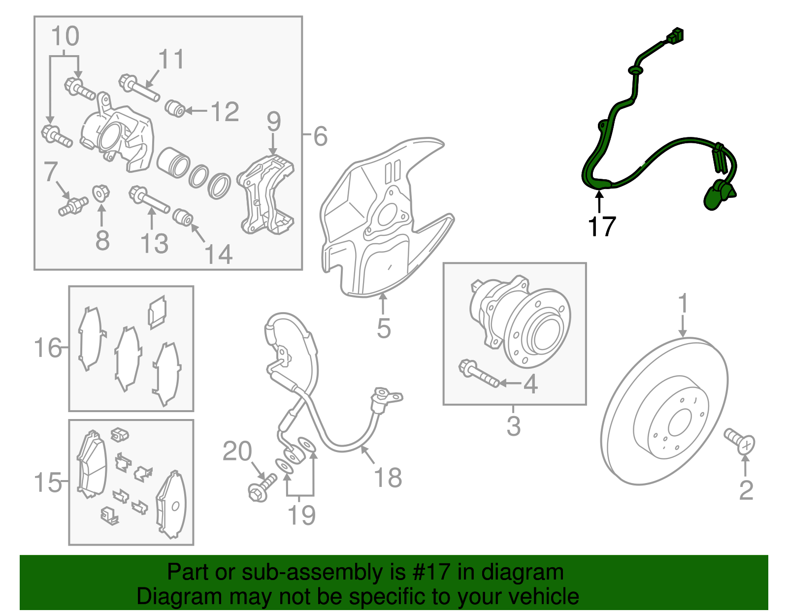 nf494370xc - Mazda Front Speed Sensor 2006-2015 Mazda MX-5 Miata ...