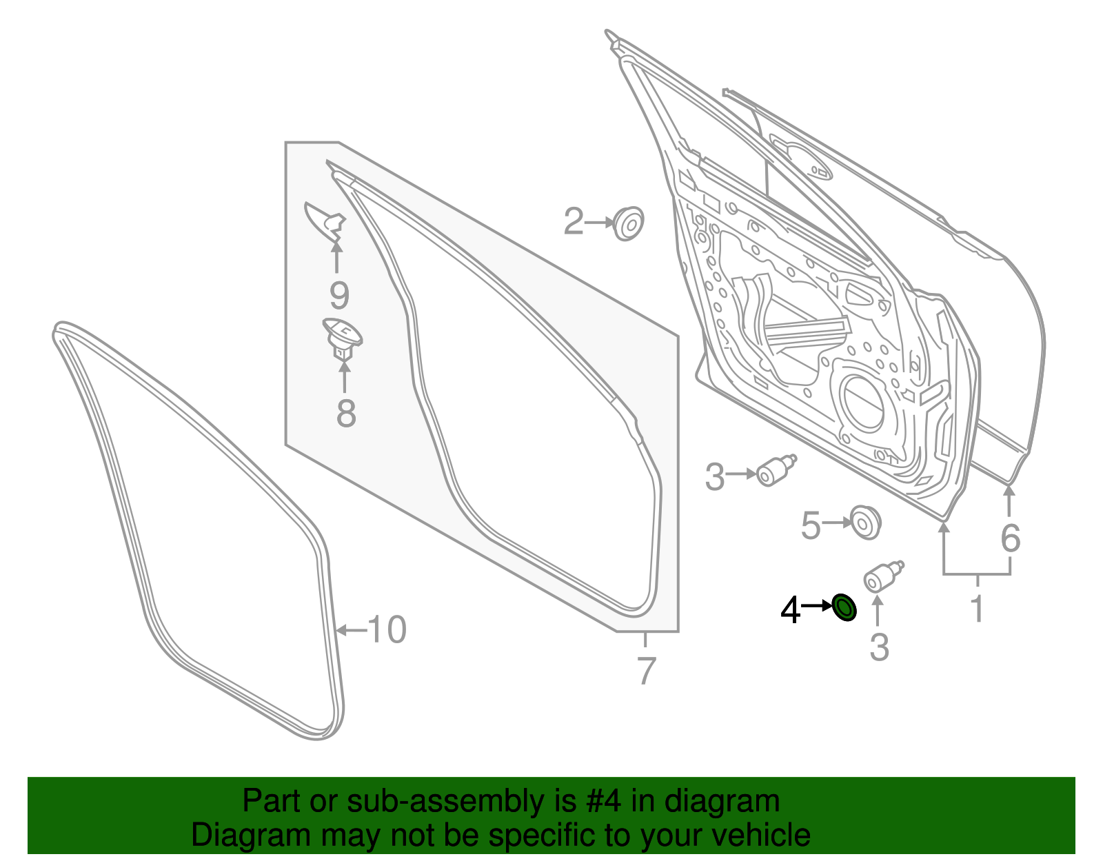 2014-2025 Mazda Door Shell Protector GHP9-72-864 | OEM Parts Online