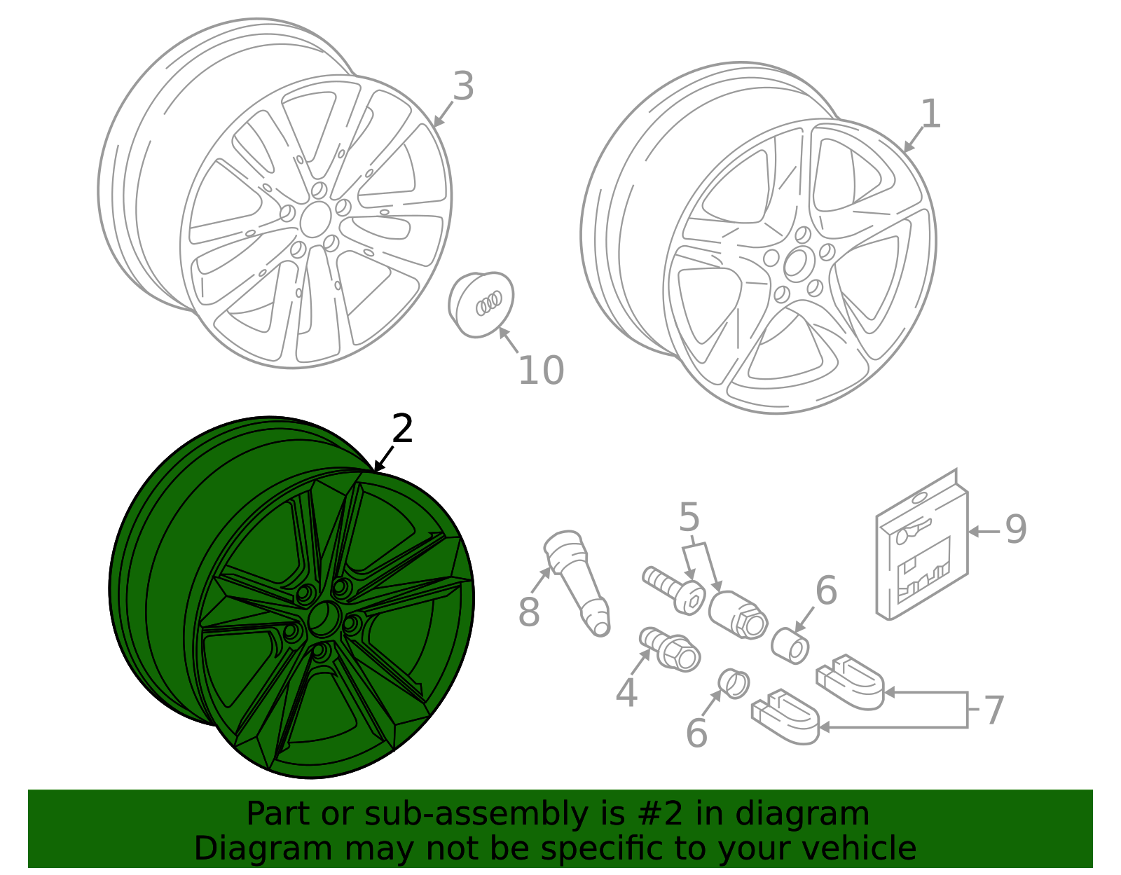 4M0-601-025-DF - Wheel, Alloy 2020-2025 Audi | Audi OEM Parts Guy