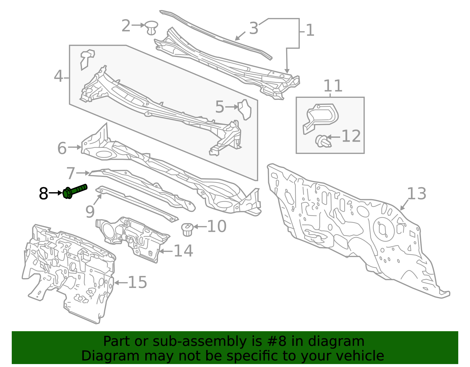 90122-TF0-000 - Lid Bolt 2015-2020 Honda Fit | Honda Parts Online