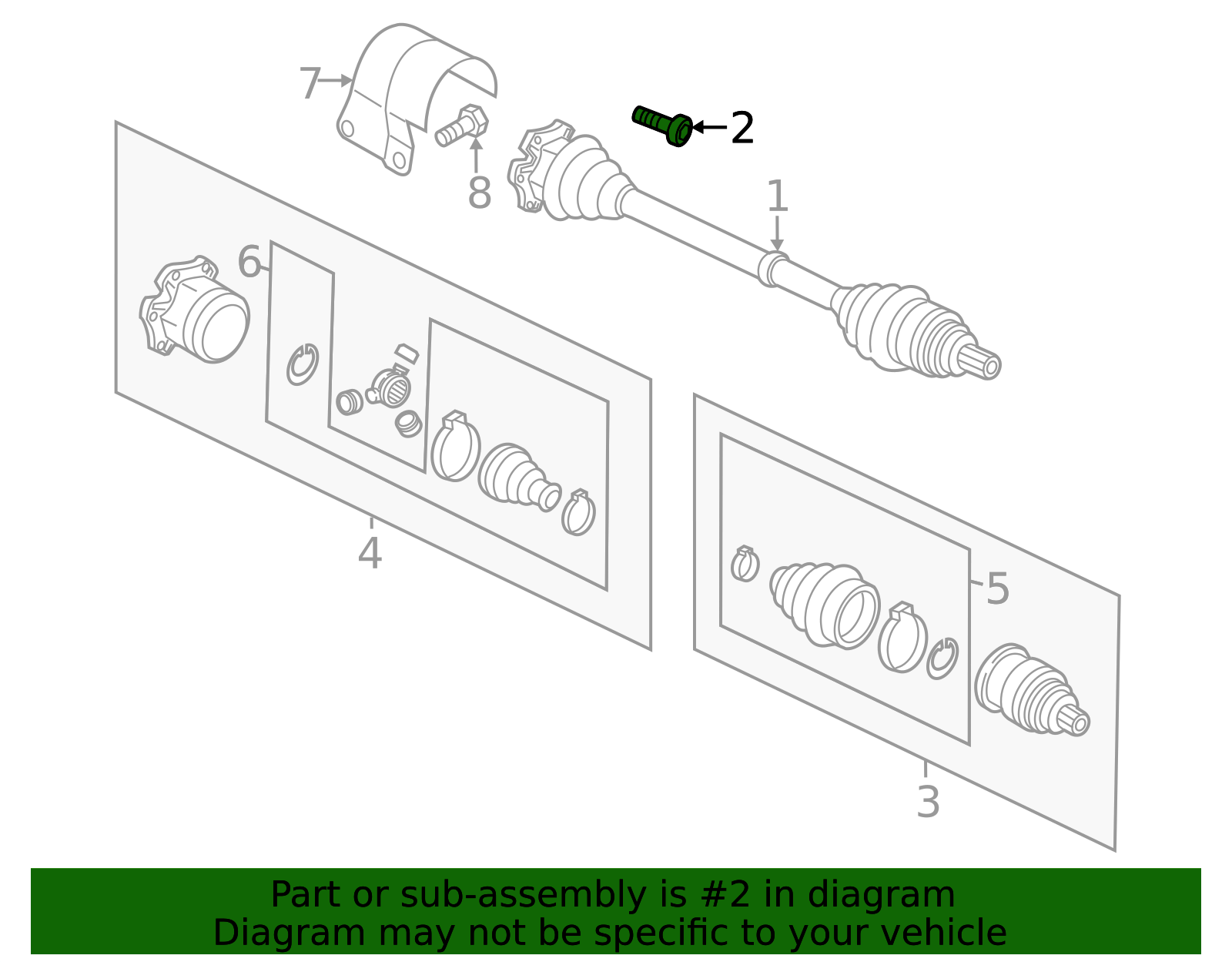 Axle Assembly Bolt N-909-910-02 | OEM Parts Online