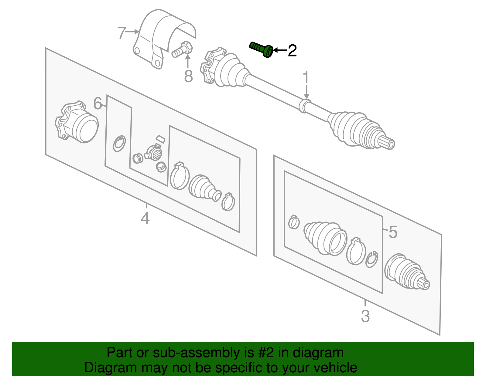 2009-2015 Volkswagen Axle Assembly Bolt N-909-910-02 | OEM Parts Online