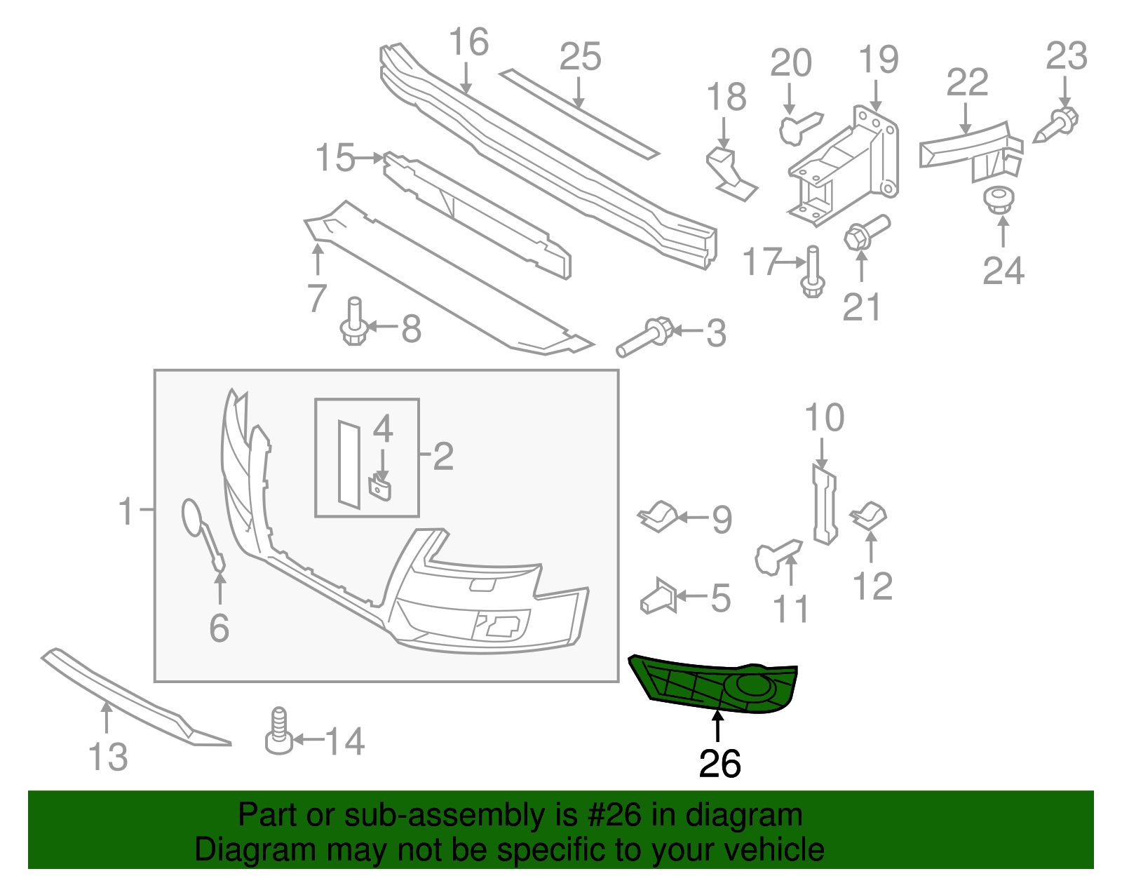 8K0-807-681-C-01C - Lower Grille 2009-2012 Audi | Audi OEM Parts Guy