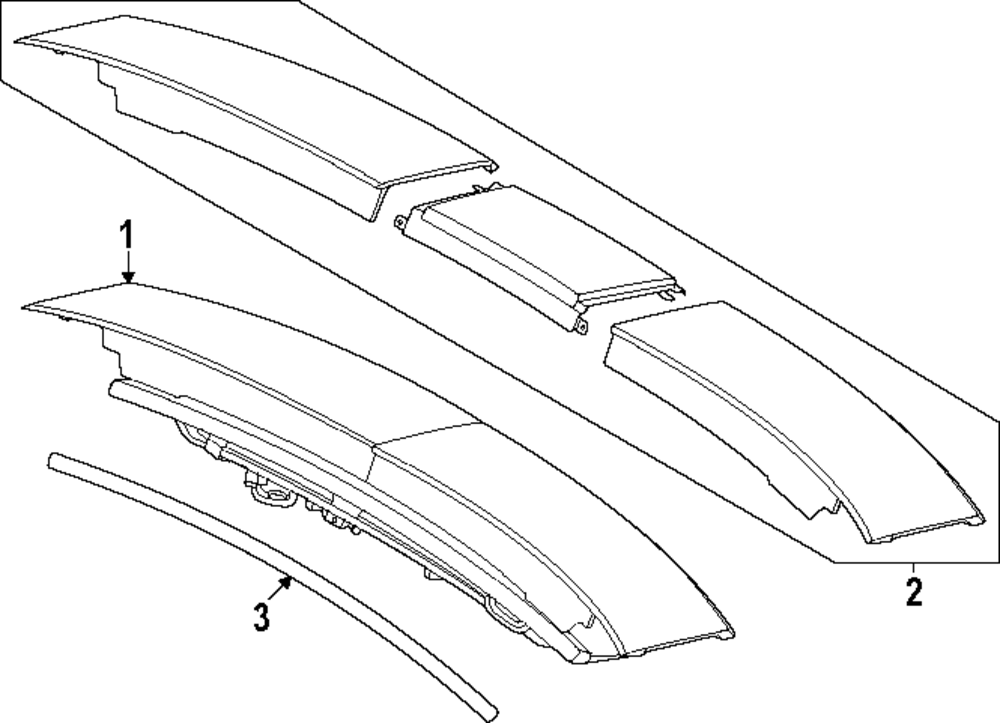 2024-2025 Porsche Panamera Spoiler Assembly 976-827-678-B-G2X | Sunset ...