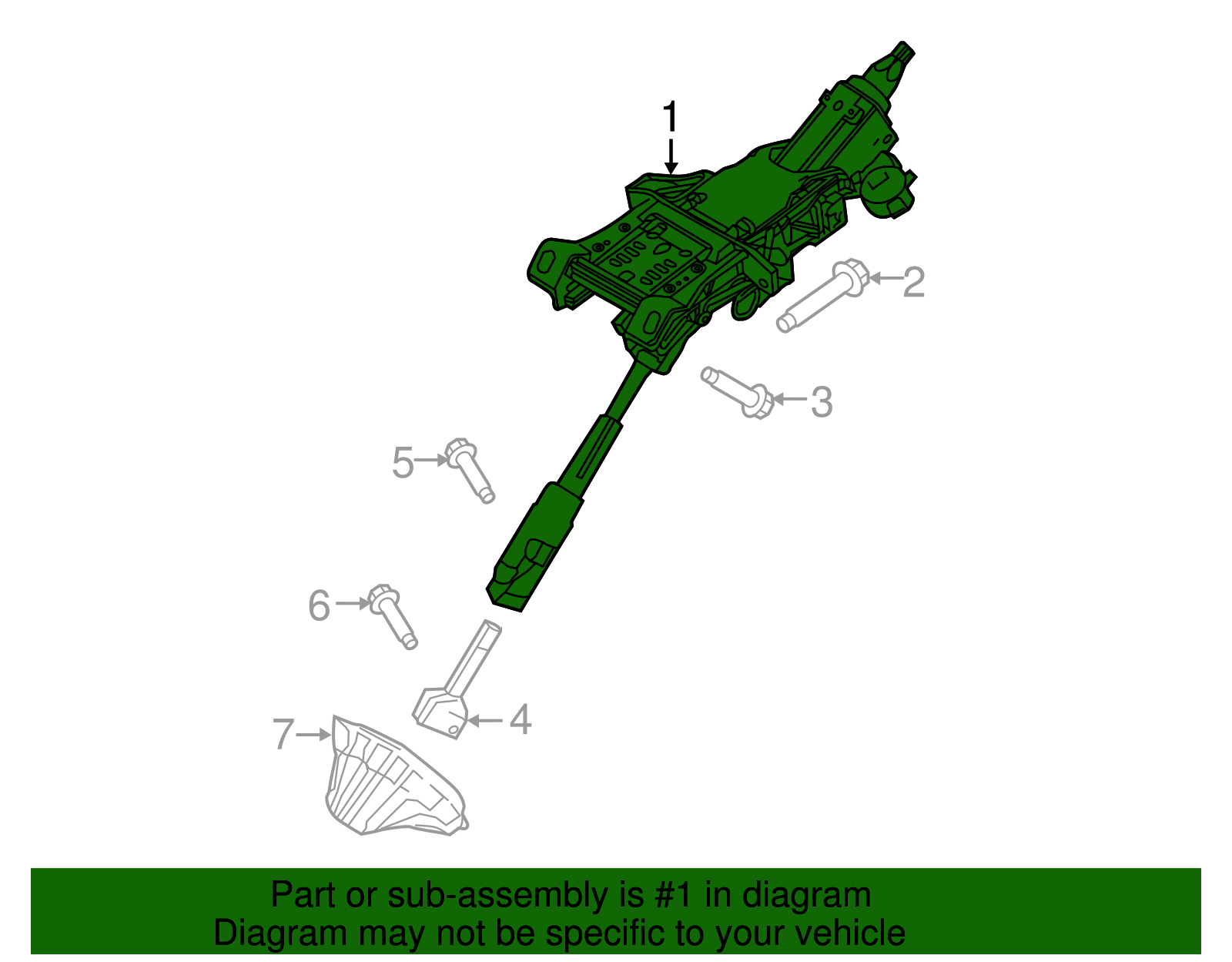 2014-2018 Ford Transit Connect | Steering Column | FV6Z-3C529-A | Walls ...
