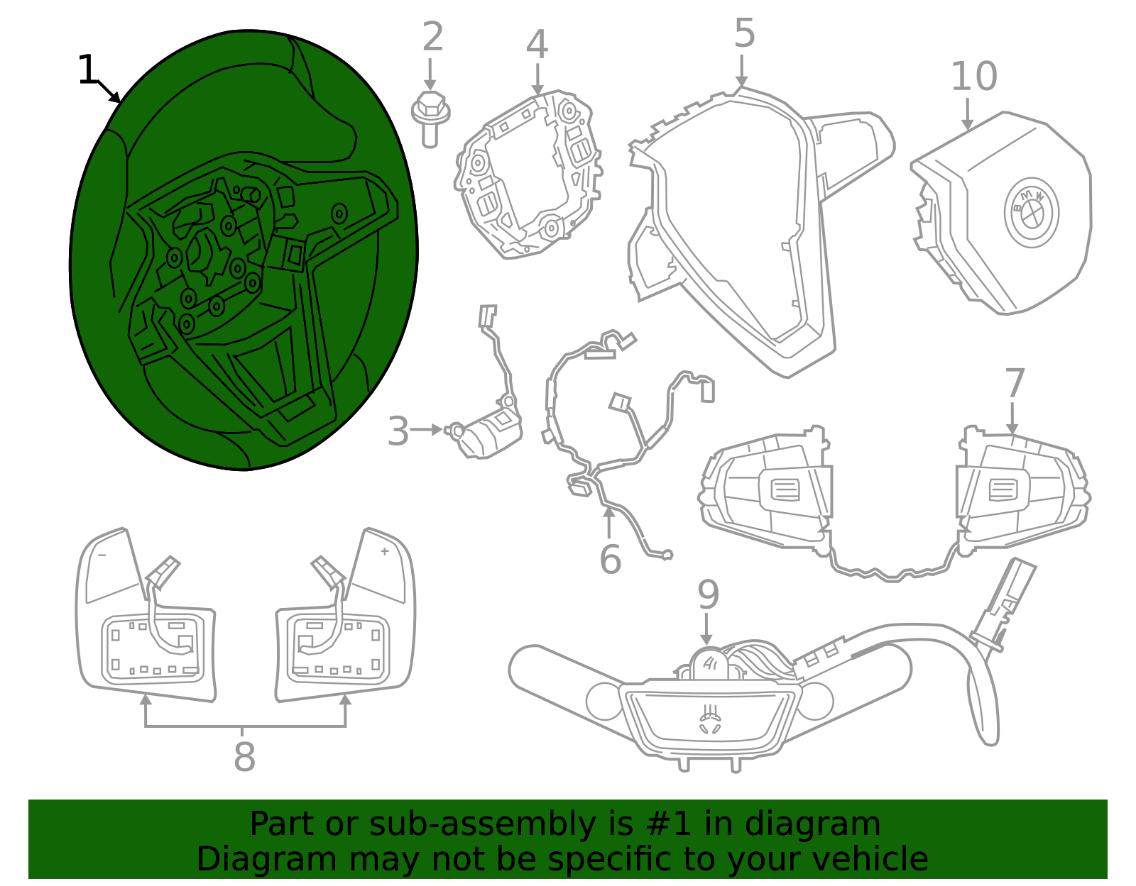 32-30-6-866-466 - Steering Wheel - 2017-2024 BMW | BMW Parts Exchange