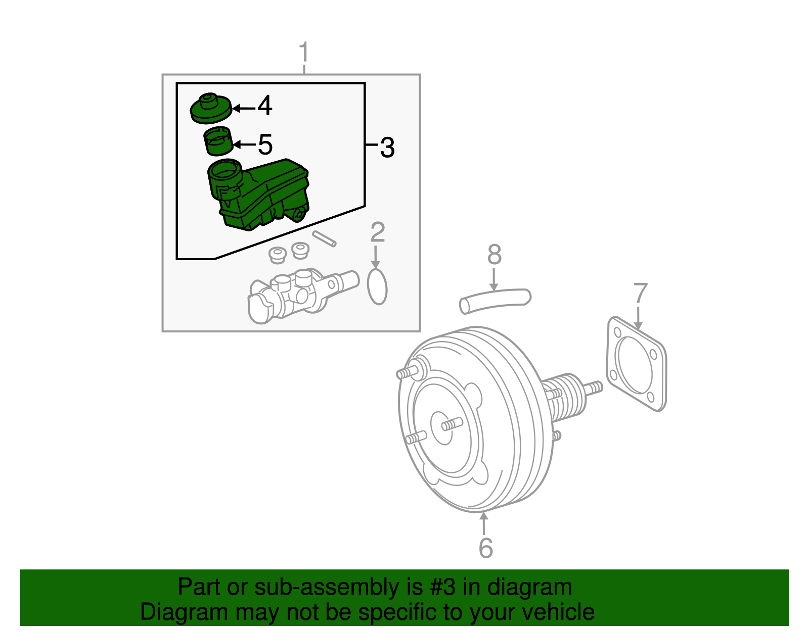 47220-06230 - Reservoir Assembly 2007-2012 Toyota | Toyota San Diego Parts