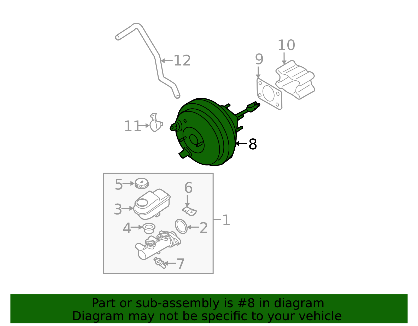 47210-EA02B - Booster Official Nissan Parts Store