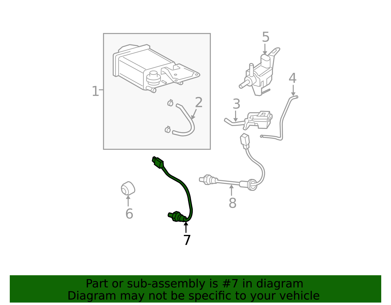 Genuine Official Toyota Oxygen Sensor part# 89467-52020 for 2007-2014 ...