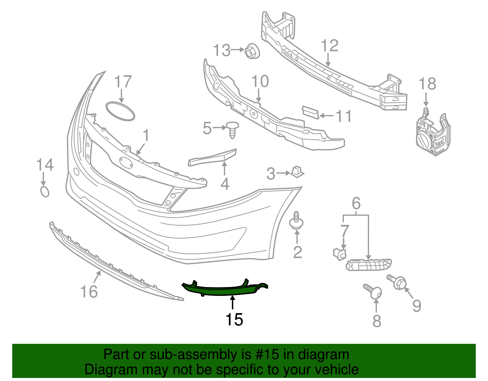 86552-4C000 - Side Molding 2012-2013 Kia Optima | Kia.Parts Store