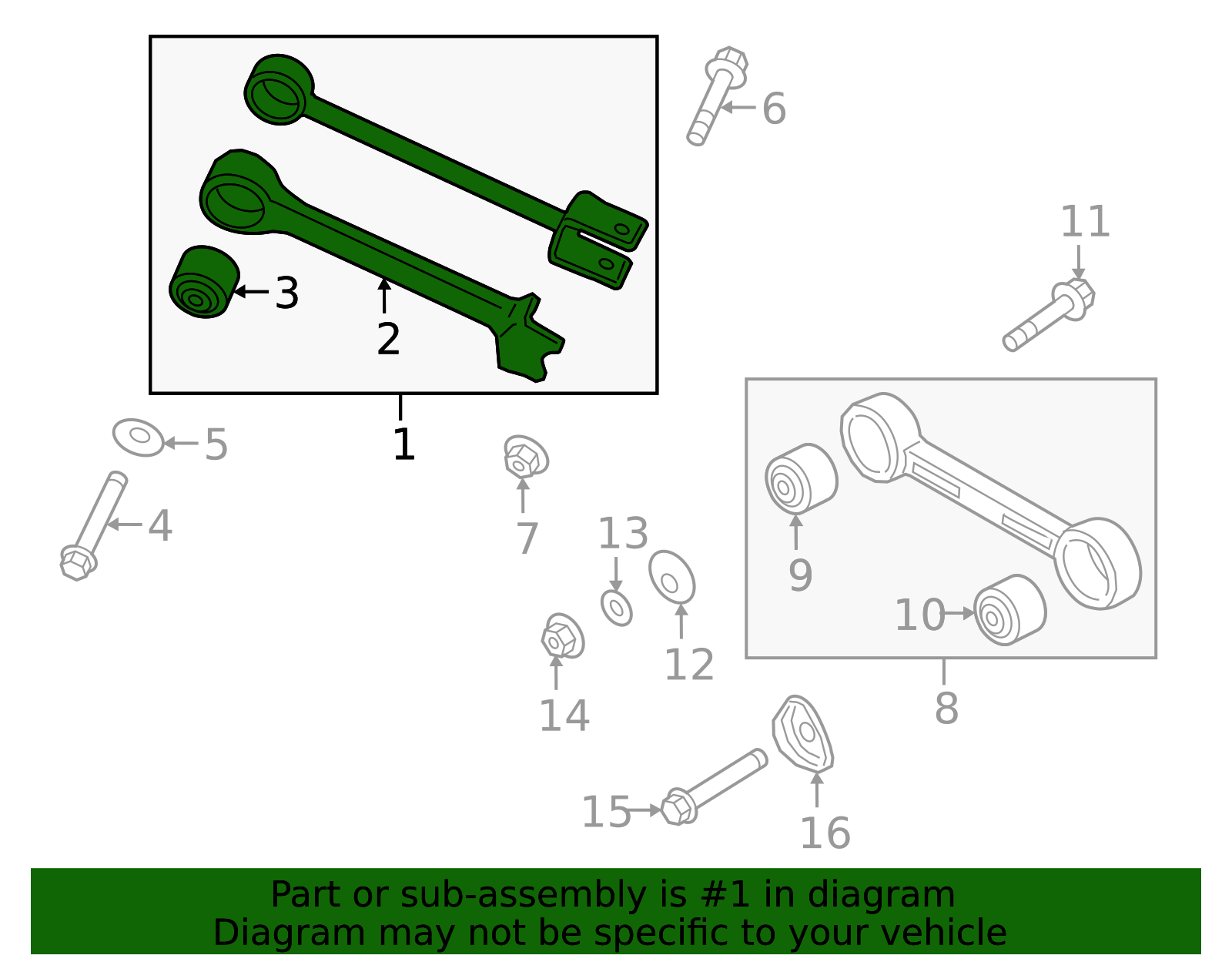55270-J6000 - Trailing Arm 2019-2020 Kia K900 | Kia.Parts Store